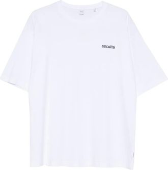 Aspesi t-shirt Ascolta - Blanc