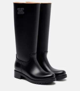 Max Mara Gummistiefel Monogram