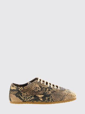 Dries Van Noten Low-Top-Sneaker aus Kalbsleder mit Python-Print