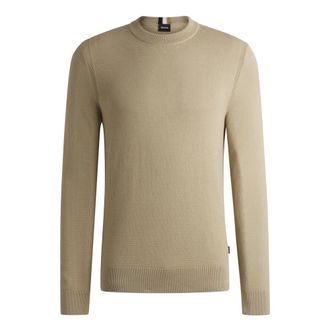 HUGO BOSS Round-Neck Strickwaren - - Knitwear - Herren - Beige - L