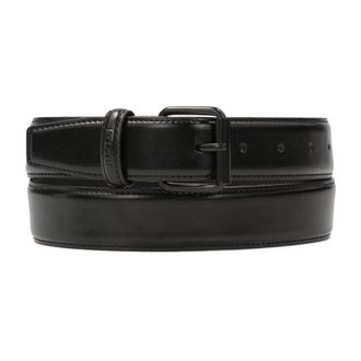 Kazar Schwarzer Lederg&uuml;rtel mit klassischer Schnalle - - Accessories - Damen - Schwarzk - 90 CM