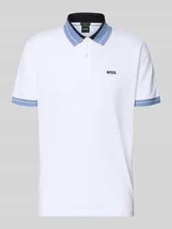 HUGO BOSS Regular Fit Poloshirt aus Baumwoll-Mix Modell PL_Member
