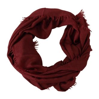 Dolce & Gabbana Femme, Accessoires, Rouge, Taille: ONE Size DG Crown Cashmere Silk Shawl