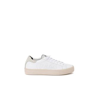 P448 Wei&szlig;e Leder-Sneakers - - Shoes - Damen - Wei&szlig; - 36 EU