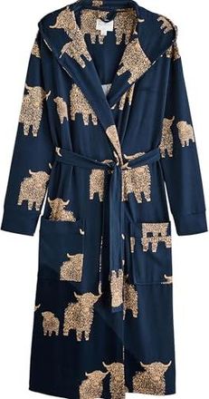 Next Femme Peignoir l&eacute;ger confortable Navy Hamish The Highland Cow M