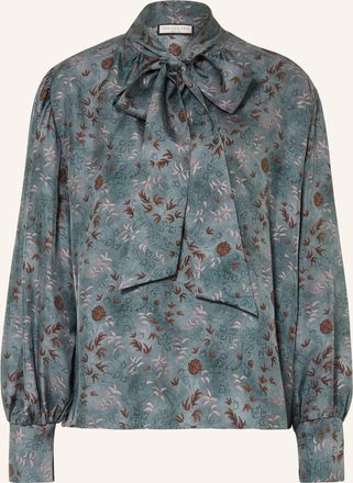 Sem per Lei Sem Per Lei Seidenbluse Mit Schluppe grau