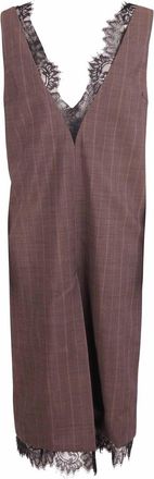 Ganni Kurzes Kleid - Braun