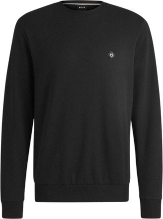 HUGO BOSS Sweatshirt f&uuml;r Herren, Rundhalsausschnitt (Schwarz)