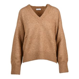 Ballantyne V-Ausschnitt Pullover - - Knitwear - Damen - Braun - M