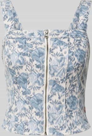Levi's Crop Top mit durchgehendem Reißverschluss Modell OPHELIA