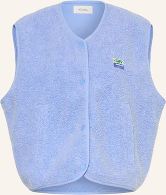 American Vintage American Vintage Teddyfell-Weste blau