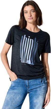 Cecil T-Shirt pour Femme, Bleu Universel, S