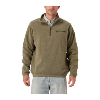 For&eacute;t Gr&uuml;ner Half Zip Sweatshirt f&uuml;r M&auml;nner - - Knitwear - Herren - Gr&uuml;n - XL