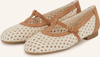 Paul Green Mary-Jane-Ballerinas beige
