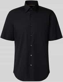 HUGO BOSS Regular Fit Businesshemd aus Baumwoll-Mix Modell H-JOE-K-SH-C1-262