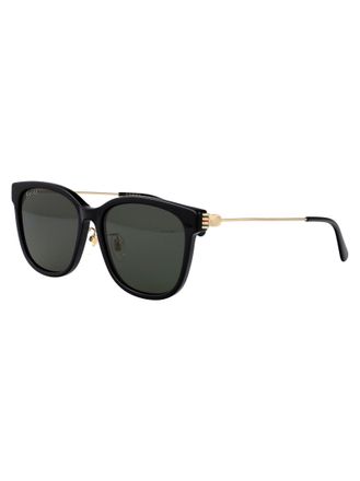 Gucci Womens Sunglasses Gg1884sk Black-Gold-Grey Metal Black/gold/grey