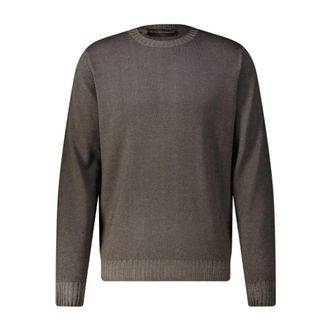 FILIPPO DE LAURENTIIS Strickpullover mit Rundhalsausschnitt - - Knitwear - Herren - Gr&uuml;n - 3XL