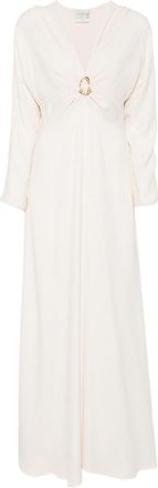 Forte_Forte Maxikleid - Creme