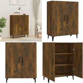 vidaXL Sideboard Räuchereiche 70x34x90 cm Holzwerkstoff - Schreibtisch - Wohnzimmermöbel - Sideboard - Regal - Holzmöbel - Home & Living