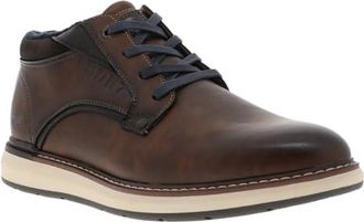 Mustang Jeans Derbies cognac &agrave; talon plat avec des lacets et doublure bleu marine - Taille numeric_43