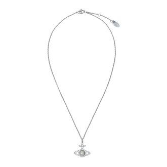 Vivienne Westwood Olympia Pearl Pendant - - Accessories - Damen - Grau - ONE SIZE