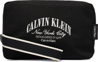 Calvin Klein Kosmetiktasche Calvin Klein Graphic Pouch LV04D1236G Schwarz