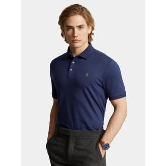 Polo Ralph Lauren Poloshirt 710704319033 Dunkelblau Custom Slim Fit