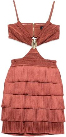 PatBo Patbo, Femme, Robes, Brun, Taille: 38 FR Dress