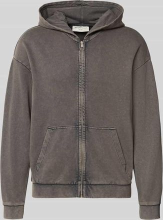 Tom Tailor Denim Relaxed Fit Sweatjacke aus reiner Baumwolle