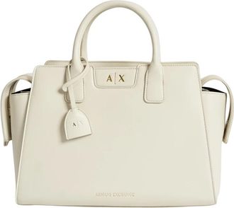 A|X Armani Exchange Femme, Sacs, Blanc, Taille: ONE Size Amelie M Handbag