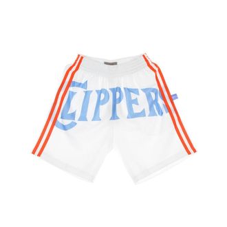 Mitchell & Ness NBA Basketball Shorts Hardwood Classics - - Sport - Herren - Wei&szlig; - L