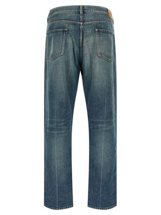 Saint Laurent Cotton Denim Jeans - Blue