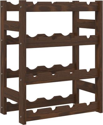 Generic Kiefernholz Weinregal, Flaschenregal, Flaschenhalter, Flaschenst&auml;nder, Weinst&auml;nder, Weinschrank, Wein Holzregal, Regal f&uuml;r Esszimmer oder K&uuml;che (Braun