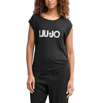 Liu Jo Femme, Tops, Noir, Taille: 38 FR Va6047 Js360 Top
