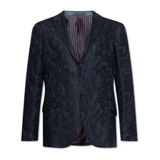 Etro Leinenblazer - - Jackets - Herren - Blau - 2XL