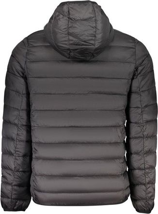 U.S.Polo Association Outdoorjacke Stylische schwarze Herrenjacke mit Kapuze - Leicht & praktisch