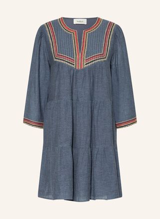 BA&SH Ba&Sh Kleid Ciana Mit 3/4-Arm blau