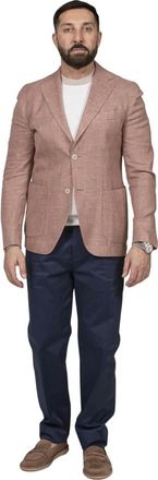 Eleventy Homme, Costumes, Rose, Taille: XL Giacca