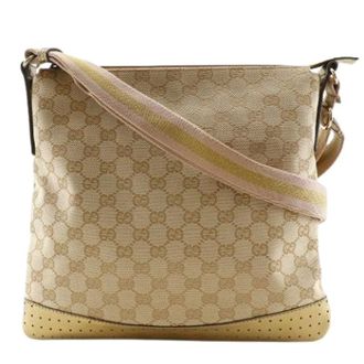 Gucci Sac bandouli&egrave;re Pre-owned - Femme - Pre-owned - Beige - Taille: ONE Size