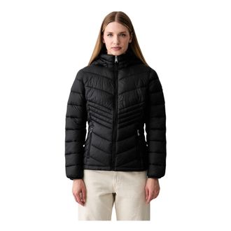 DKNY Gesteppte Kapuzenjacke - - Jackets - Damen - Schwarzk - L