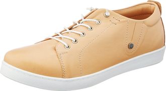 Andrea Conti Damen Sneaker, Camel, 36 EU