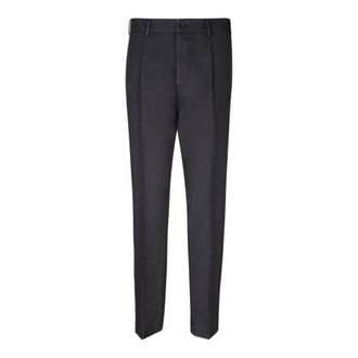 Dell'Oglio Schwarze Wollhose - - Trousers - Herren - Schwarzk - S
