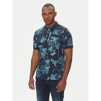 Versace Jeans Couture Poloshirt 78GAG6S0 Dunkelblau Regular Fit