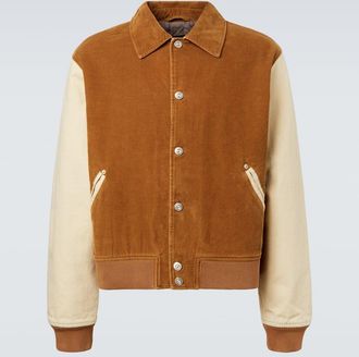 Wales Bonner Collegejacke Homecoming aus Baumwoll-Cord