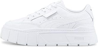 Puma Mayze Stack LTHR WNS Chaussures de Sport pour Femme, Blanc, 40 EU