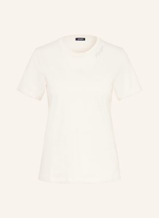 Joop T-Shirt Mit Schmucksteinen weiss