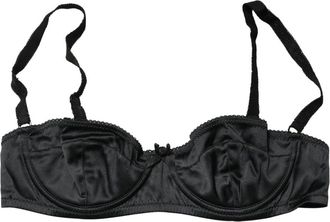 Dolce & Gabbana Femme, Sous-v&ecirc;tements, Noir, Taille: 38 FR Soutien-gorge balconnet &agrave; armature et semi-coussinets