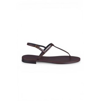 Paolo Ferrara Femme, Chaussures, Brun, Taille: 37 EU Nappa Thong Sandal