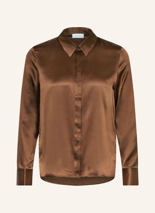Darling Harbour Darling Harbour Hemdbluse Aus Seide braun