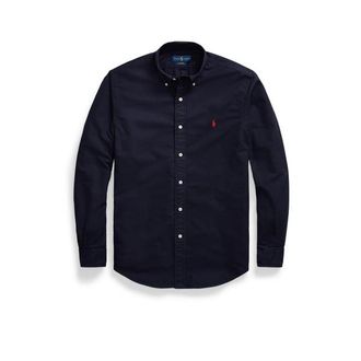 Polo Ralph Lauren Schlichtes Baumwollhemd - Blau